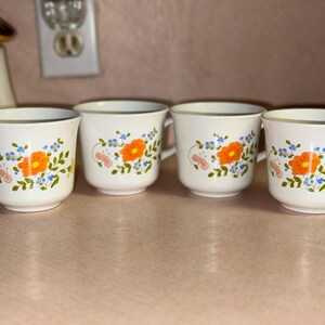 Corningware WILDFLOWER TEAPOT CUPS - Etsy