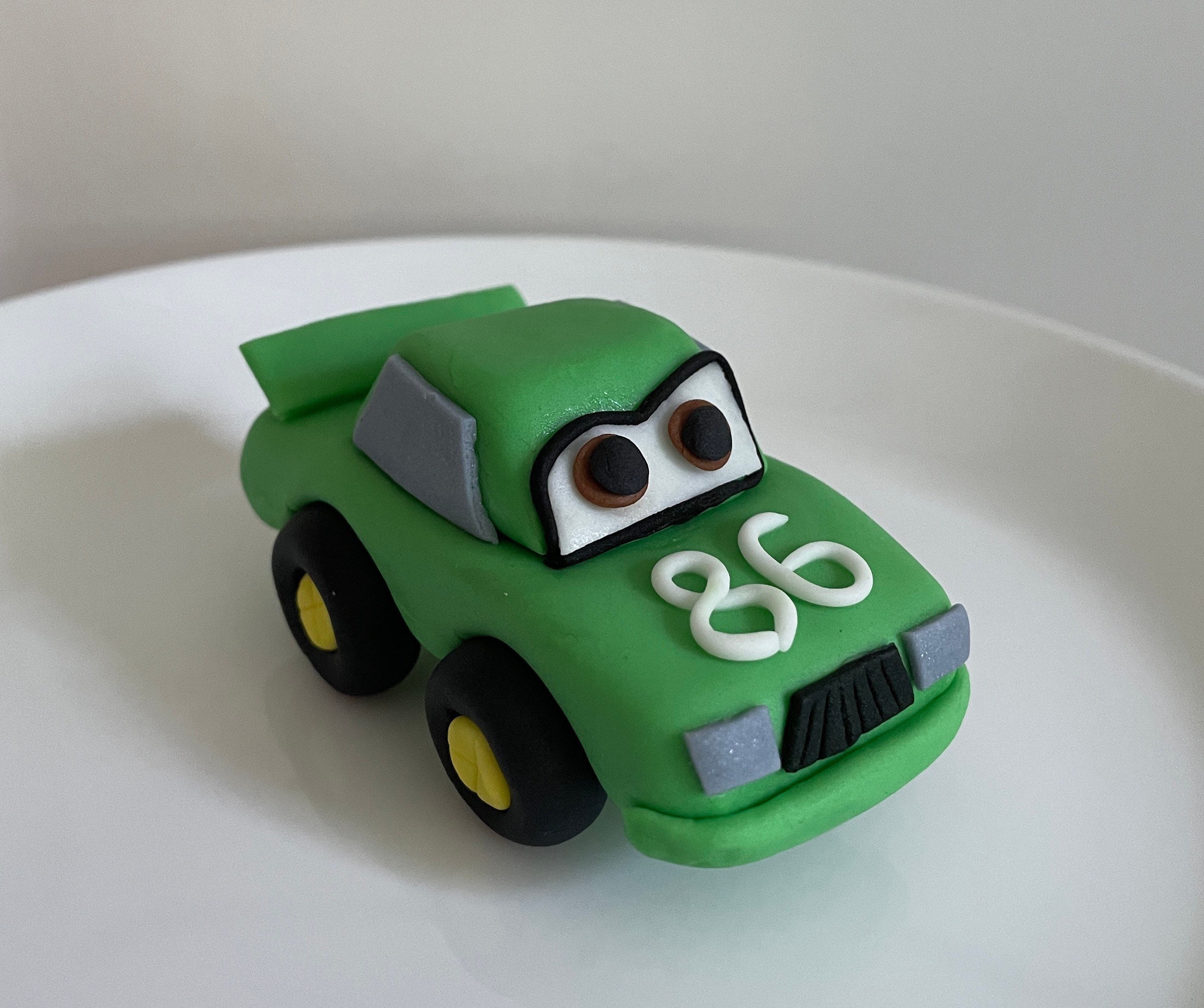 Edible Lightning Mcqueen Cars Fondant Cake Topper - Etsy