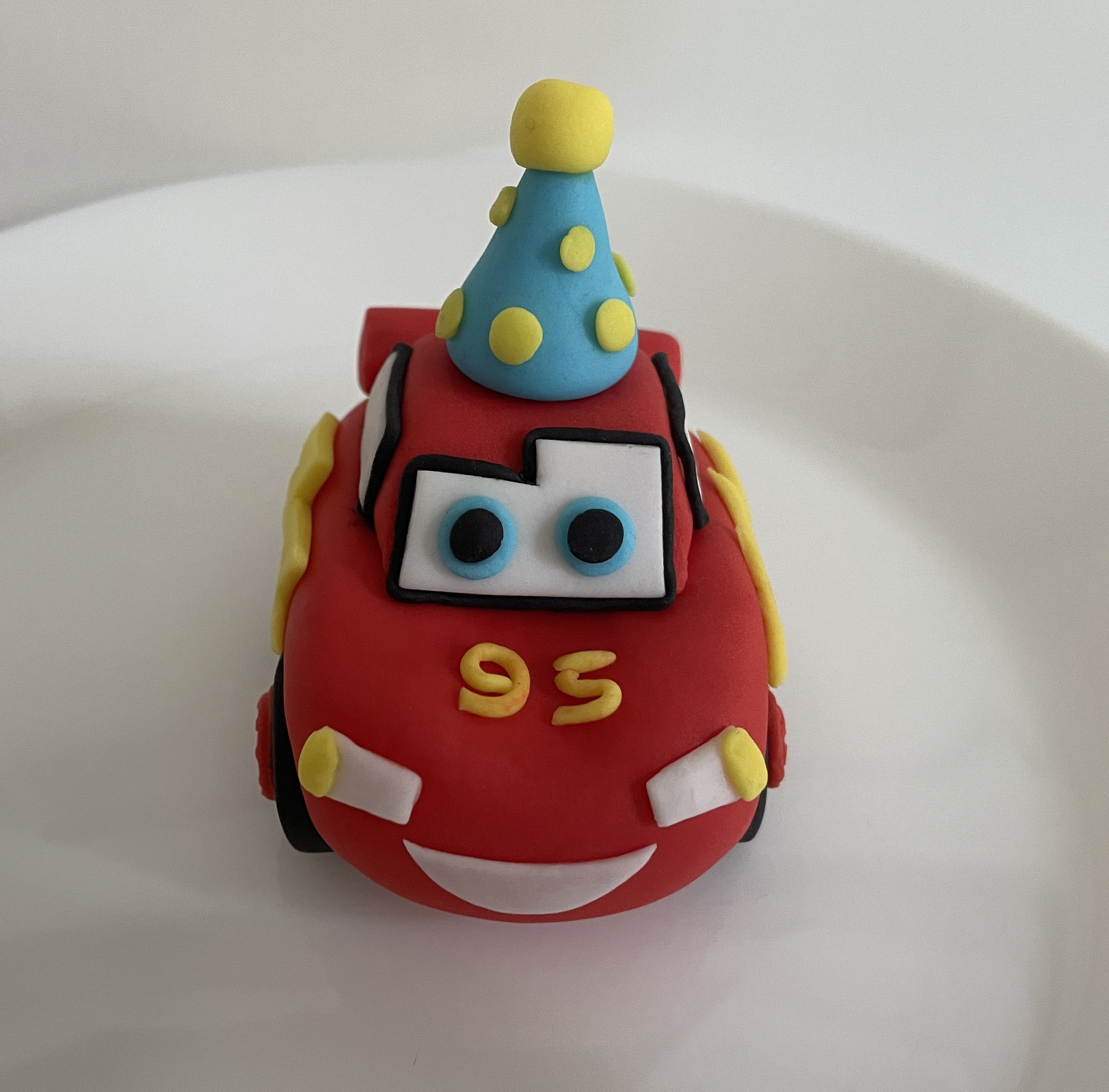 Edible Lightning Mcqueen Cars Fondant Cake Topper - Etsy