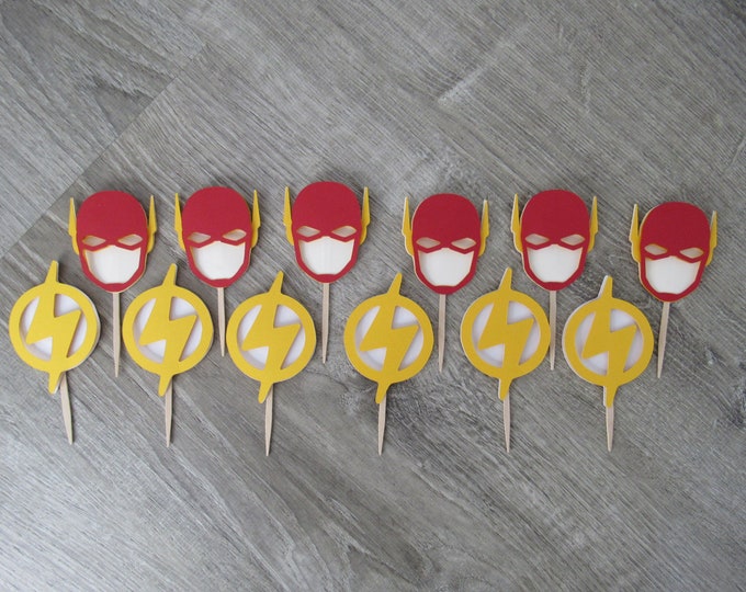Flash Party Cake Topper, Flash Cake Topper, Flash Centerpiece, Flash ...