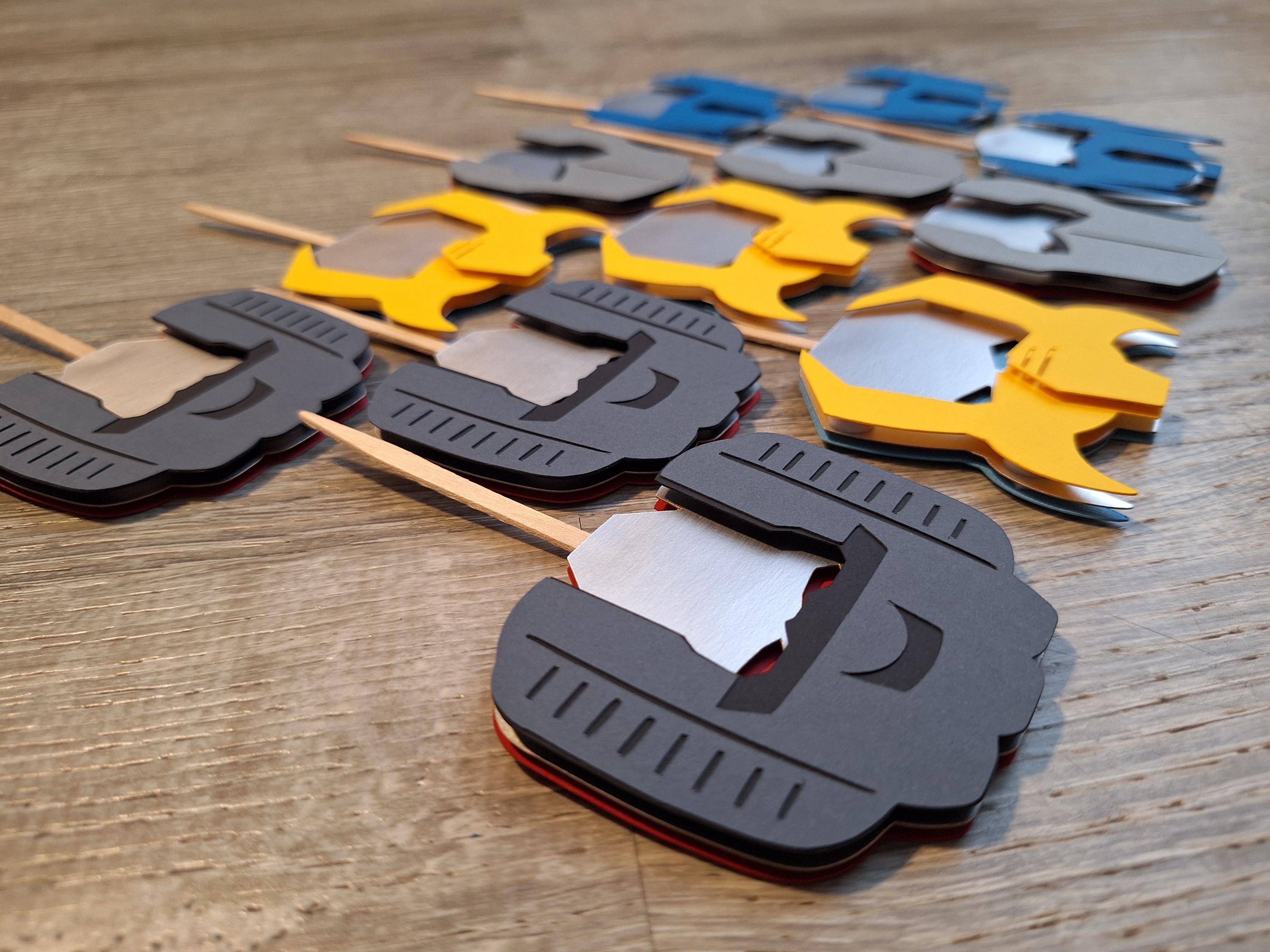Transformers Cupcake Toppers: Autobots & Decepticons Party, Rescue Bots ...