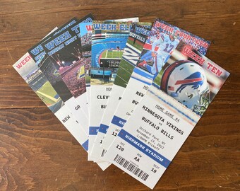 Buffalo Bills Stag Ticket - Etsy