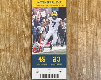 Ohio State Ticket - Etsy