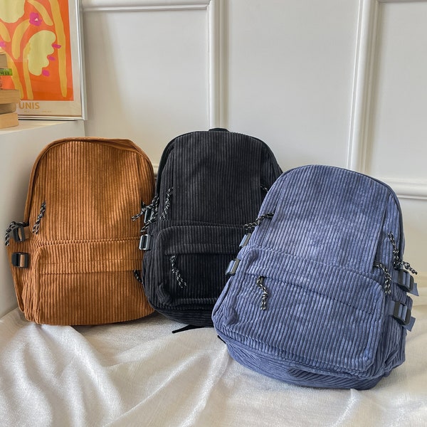 Corduroy Backpack - Etsy
