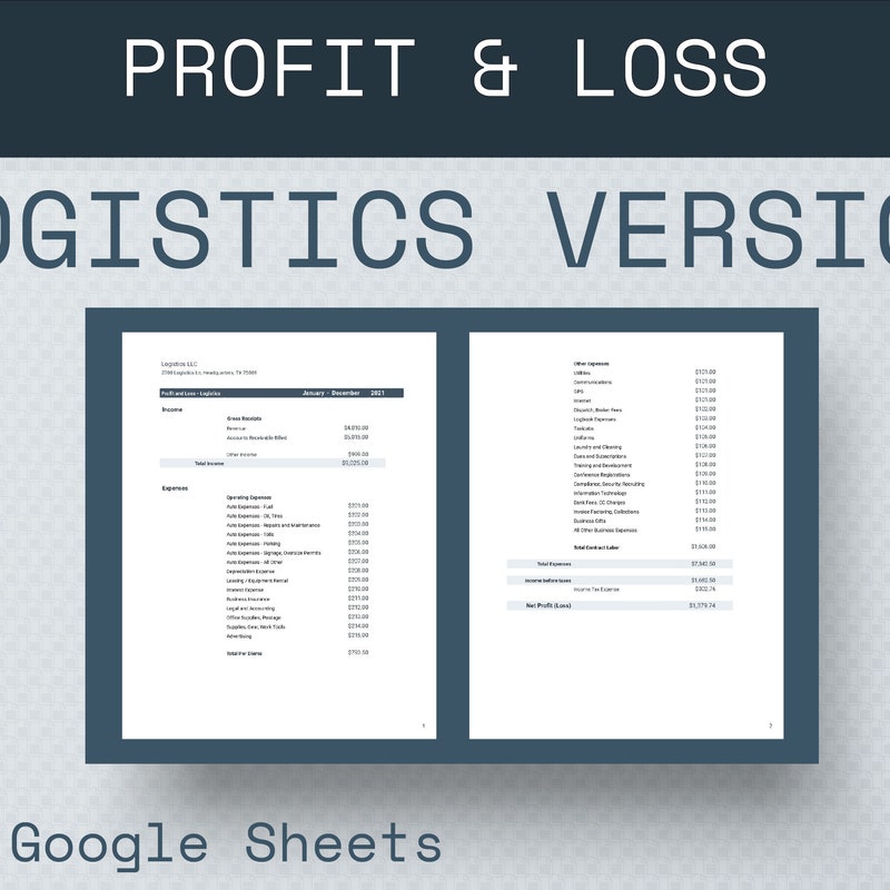 Owner Operator Expense Spreadsheet - Etsy