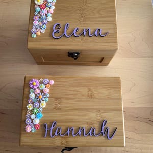Girls Keepsake Box Girls Personalized Gift Girls Treasure Box Unicorn ...