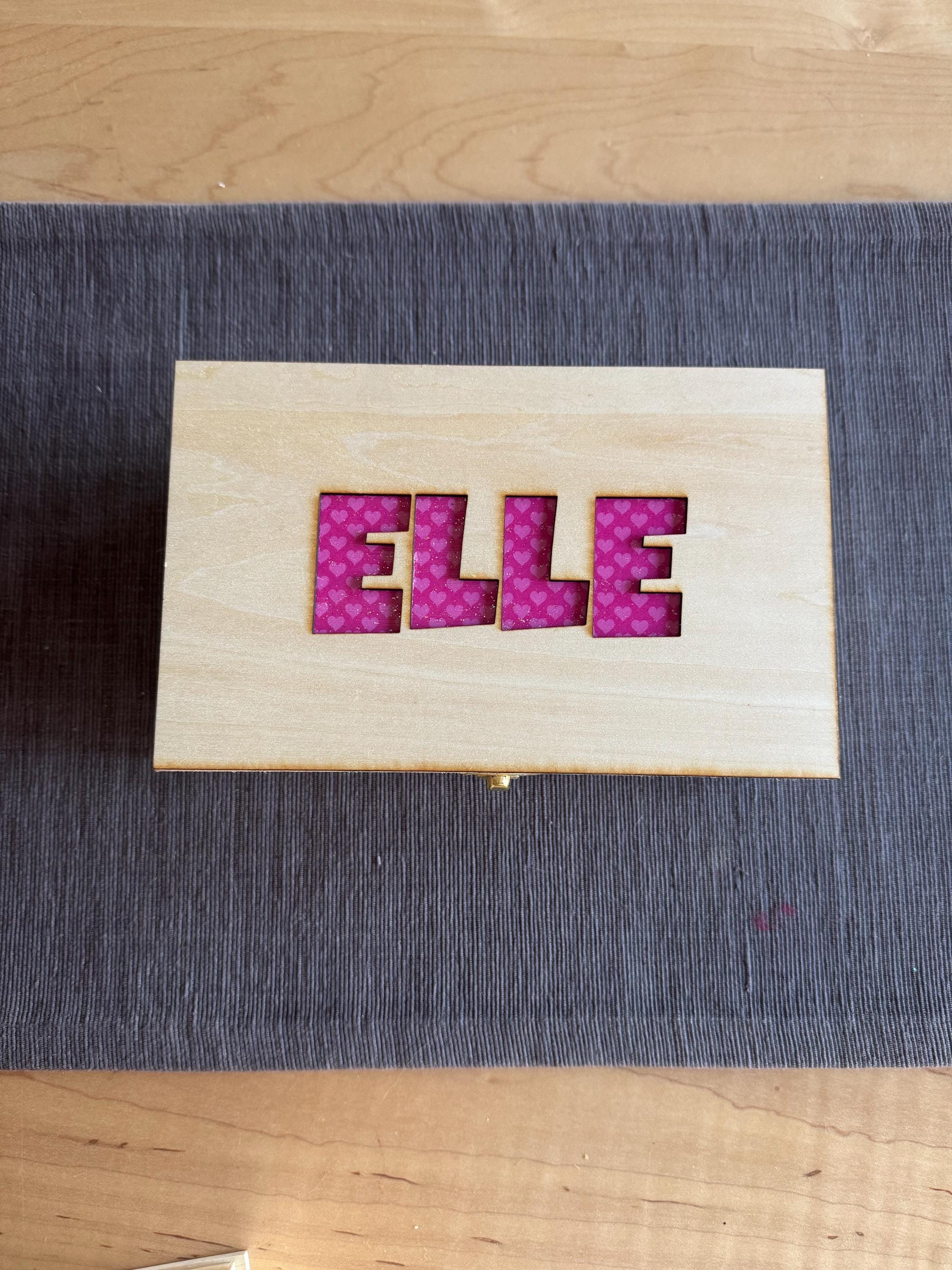 Girls Keepsake Box | Girls Personalized Gift | Girls Treasure Box ...