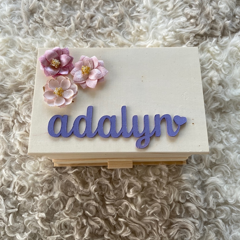 Girl Jewelry Box Jewelry Box Toddler Gift Toddler Girl - Etsy