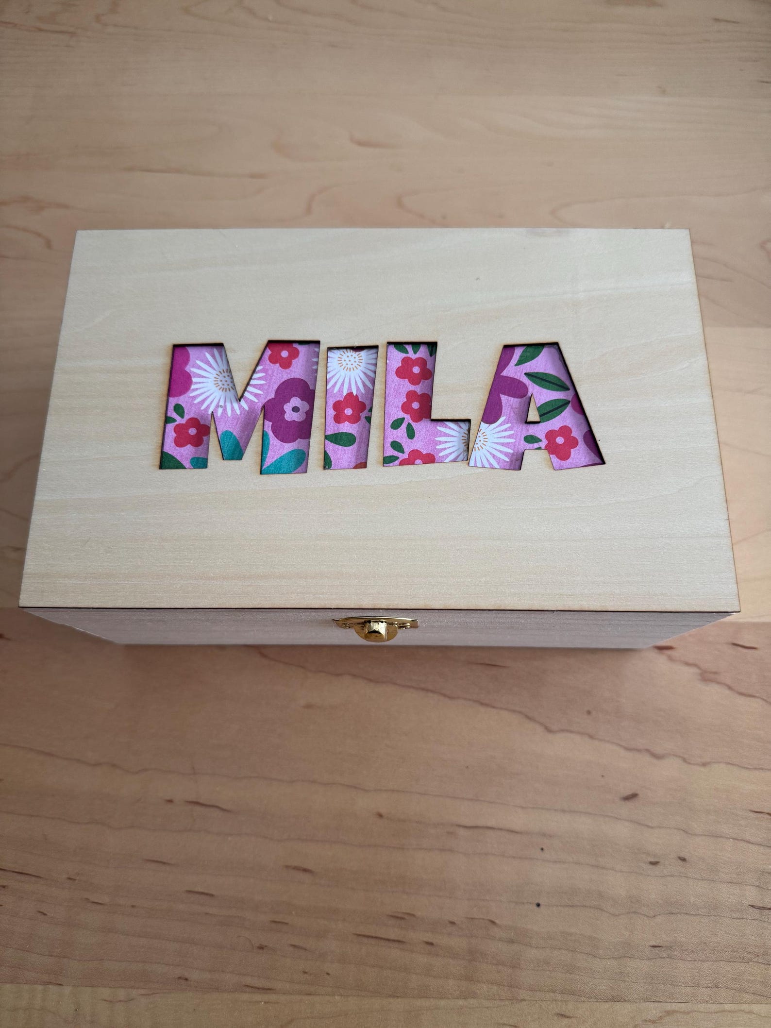 Girls Keepsake Box | Girls Personalized Gift | Girls Treasure Box ...