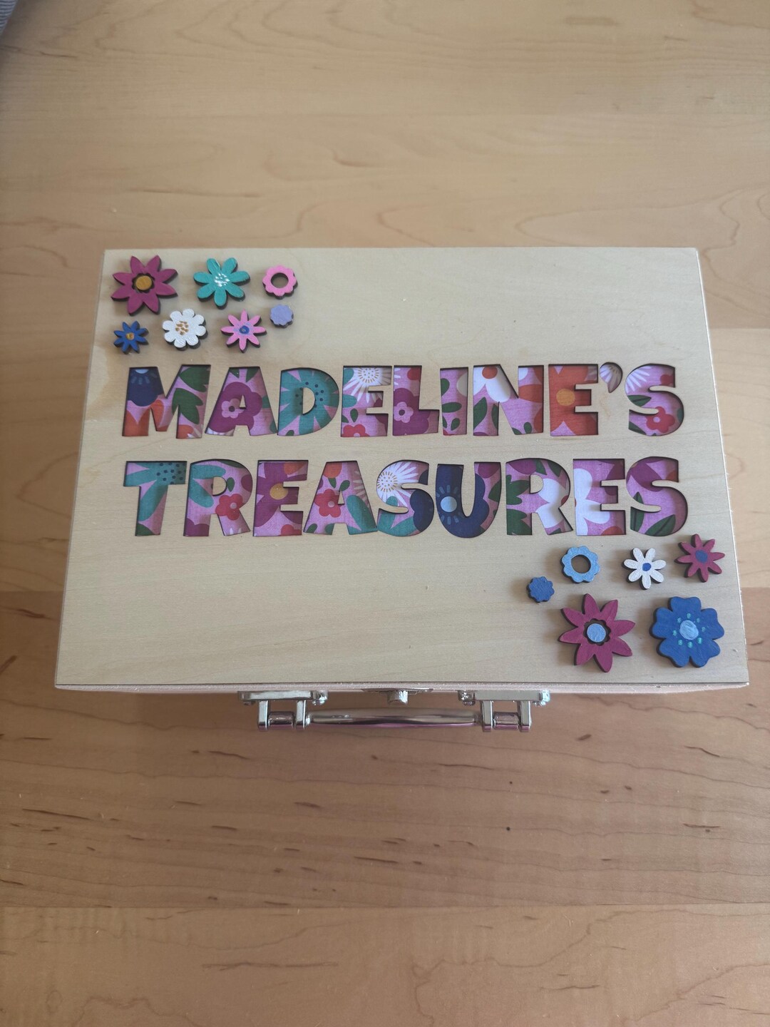 Girl Keepsake Box | Girls Treasure Box | Girl Gift | Girls Jewelry Box ...