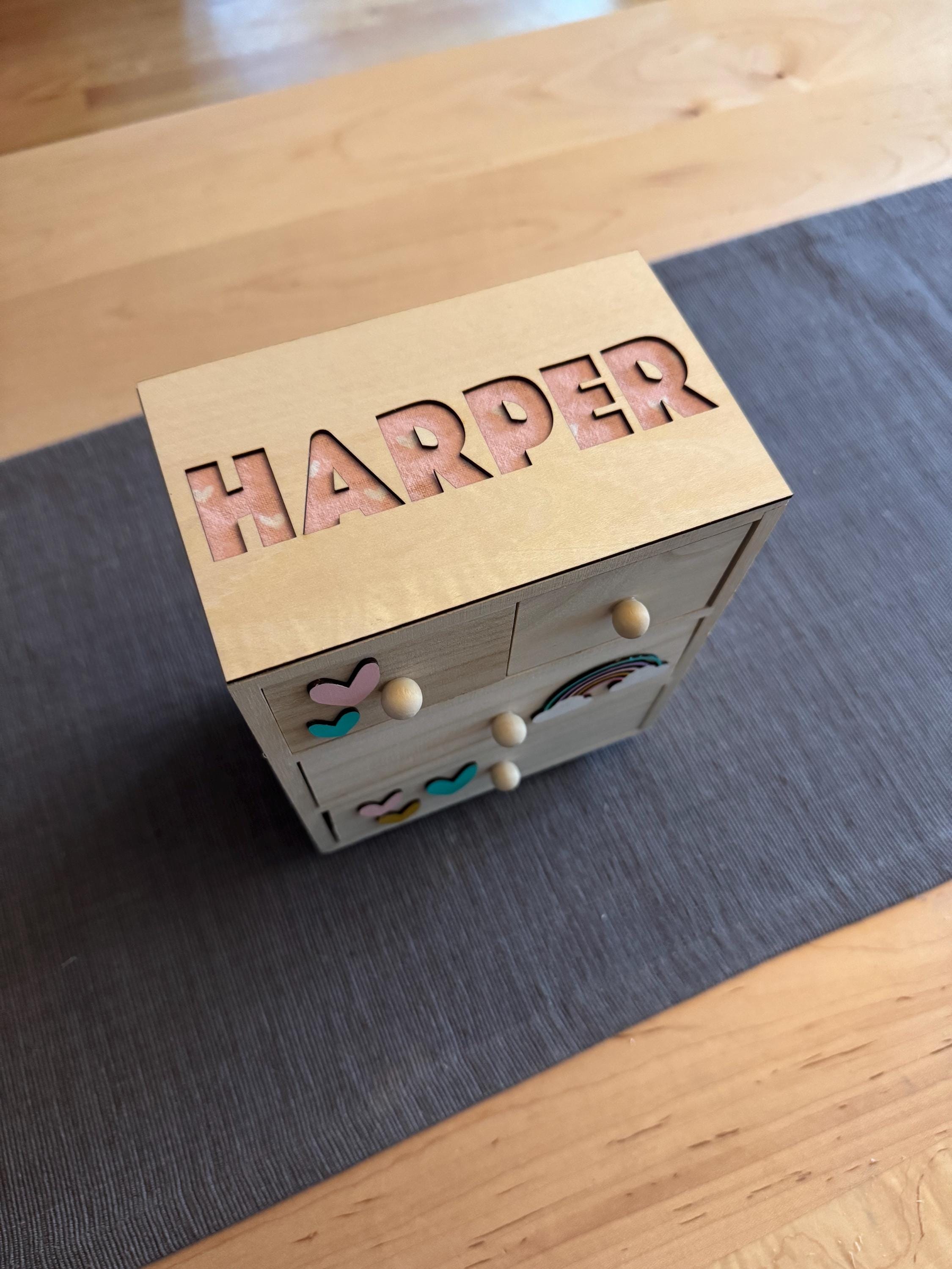 Girl Jewelry Box | Jewelry Box | Girls Birthday Gift | Toddler Gift ...