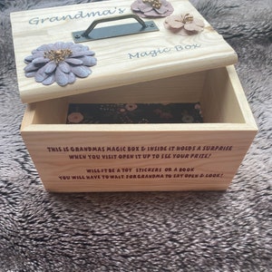 Grandmas Magic Box Mothers Day Gift Gift for Grandma Grandparents Gift ...