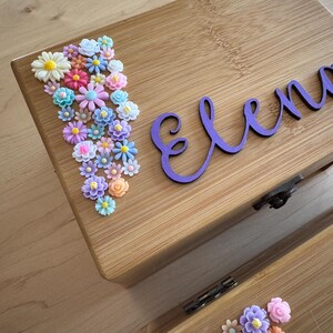 Girls Keepsake Box Girls Personalized Gift Girls Treasure Box Unicorn ...