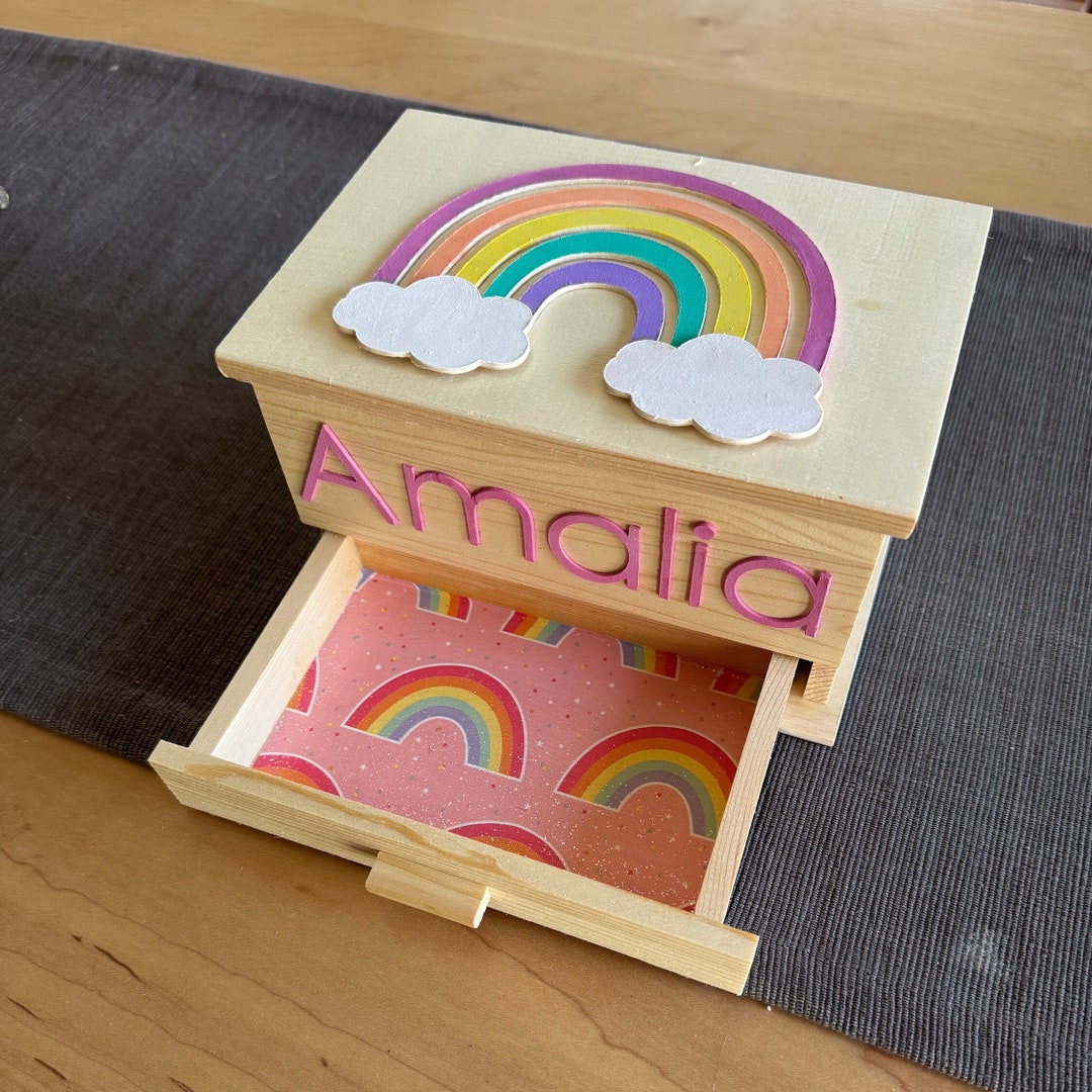 Girl Jewelry Box Jewelry Box Toddler Girl Jewelry Box Girl Gift Girls ...