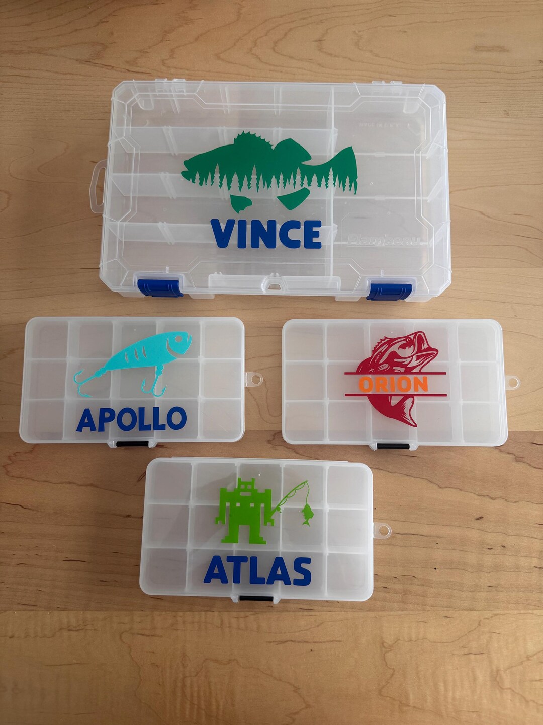 Personalized Fishing Tackle Box | Customizable Organizer for Fishing ...