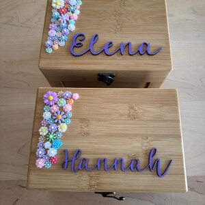 Girls Keepsake Box | Girls Personalized Gift | Girls Treasure Box ...