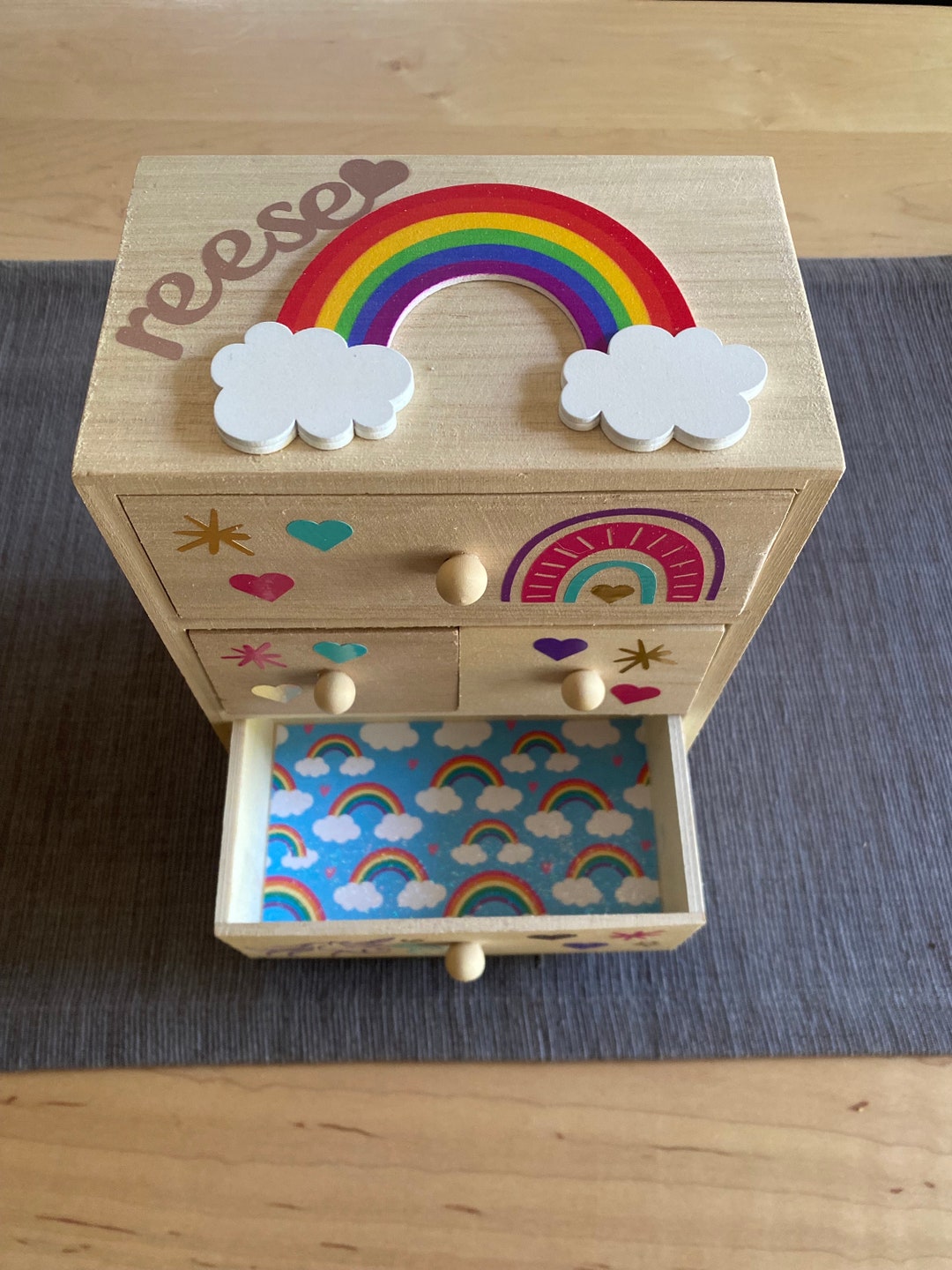 Girl Jewelry Box | Jewelry Box | Toddler Gift | Girl Gift | Girls ...