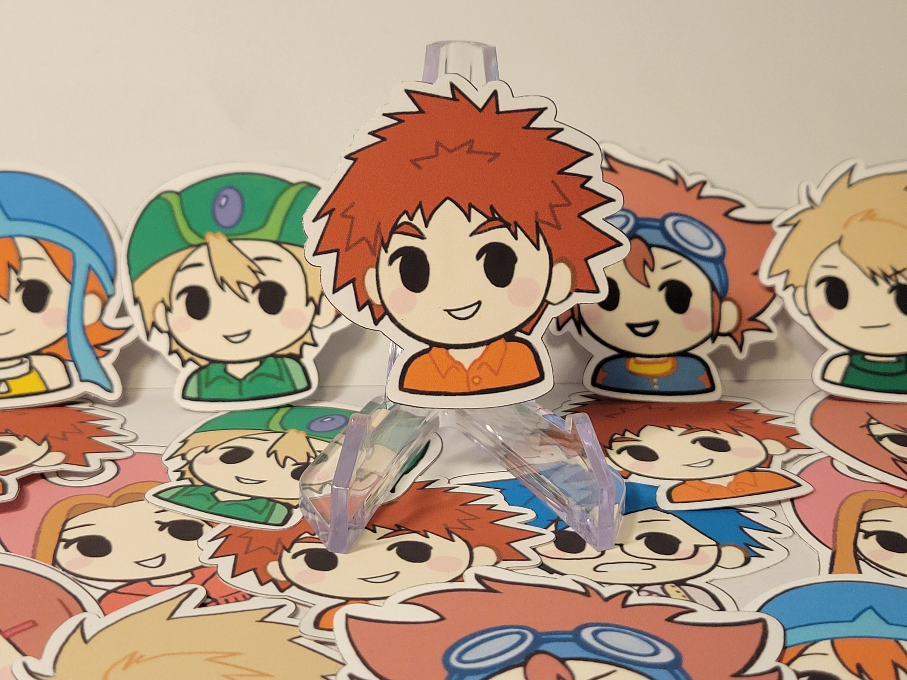 Digimon Digidestined Tamers Gen 1 Stickers Cute Chibi Matte - Etsy