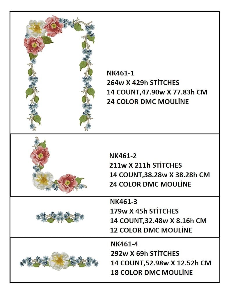 NK461 CROSS STİTCH - Etsy