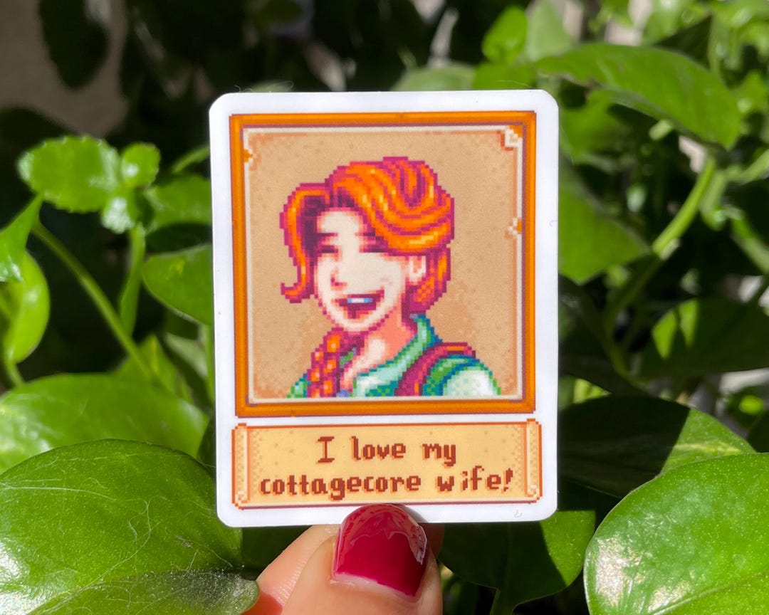 I Love Leah Sticker / Stardew Valley Spouse Vinyl Decal / SDV Funny ...