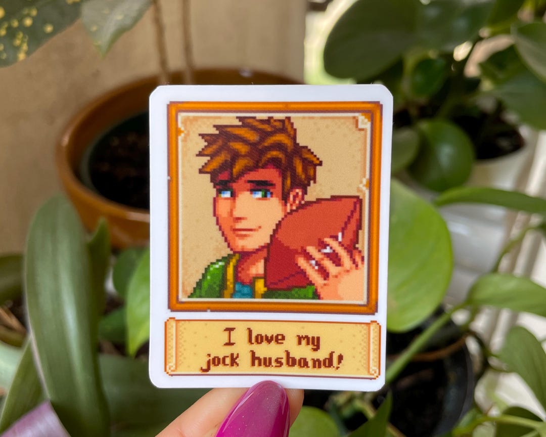 I Love Alex Sticker / Stardew Valley Spouse Vinyl Decal / SDV Funny ...