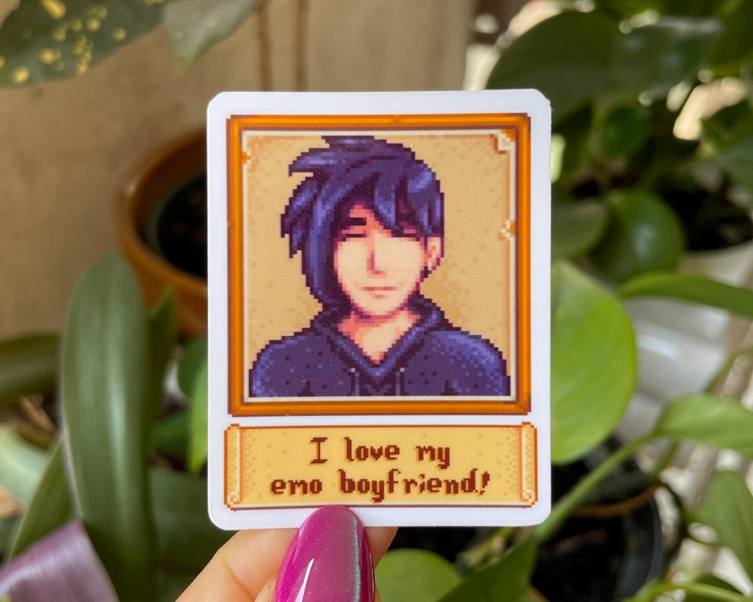 I Love Sebastian Sticker / Stardew Valley Spouse Vinyl Decal / I Can ...