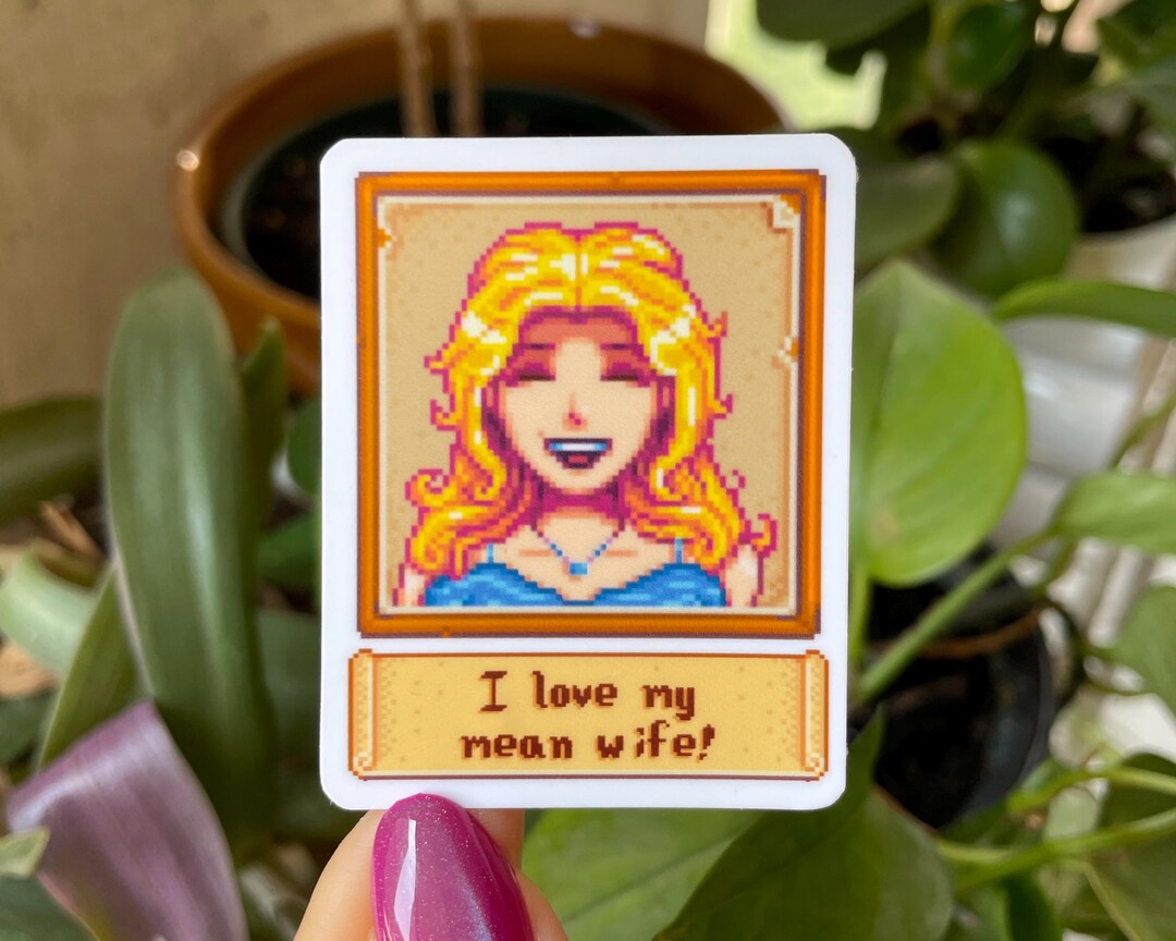 I Love Haley Sticker / Stardew Valley Spouse Vinyl Decal / SDV Funny ...
