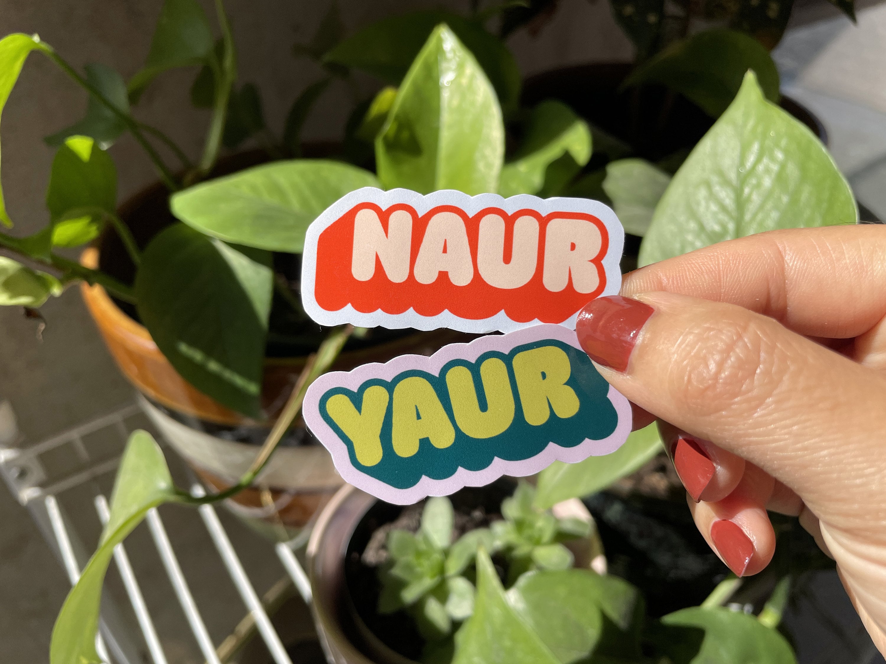 NAUR Waterproof Vinyl Sticker / Heavy Duty Die-cut Decal for - Etsy