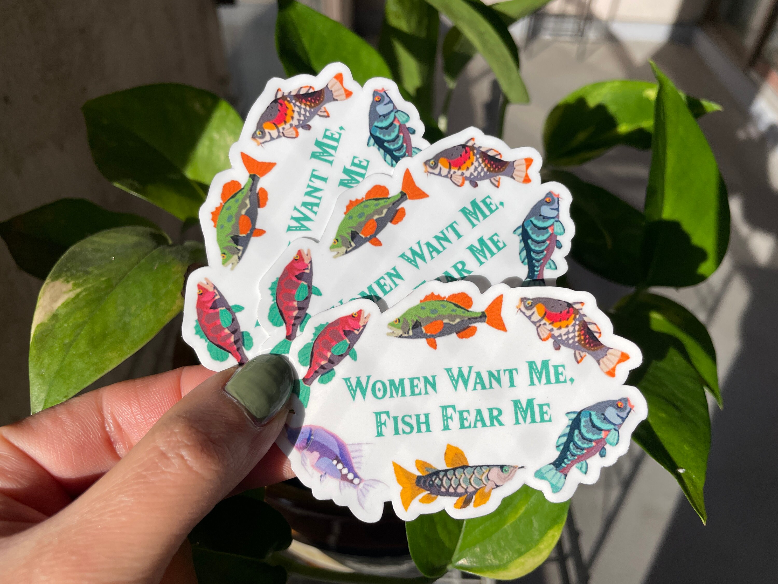Zelda Women Want Me, Fish Fear Me Sticker / BOTW TOTK Fishing / Funny ...