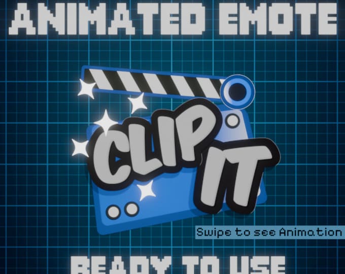 Animiertes Clip it emote | Clips Emotes | Twitch Emote | Discord Emote ...