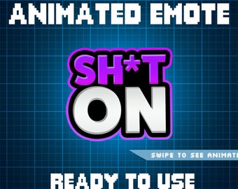 ANIMATED EMOTE Purple | Lurk Emote, Kick Emote, Twitch Emote, Discord ...