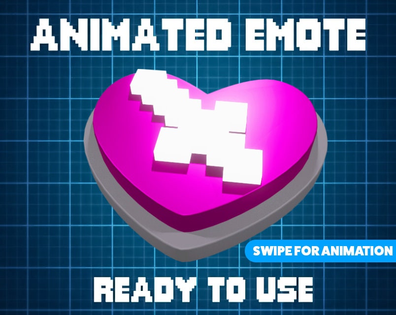 ANIMATED EMOTE Pink | Mod Love, Heart Emote, Kick Emote, Twitch Emote ...