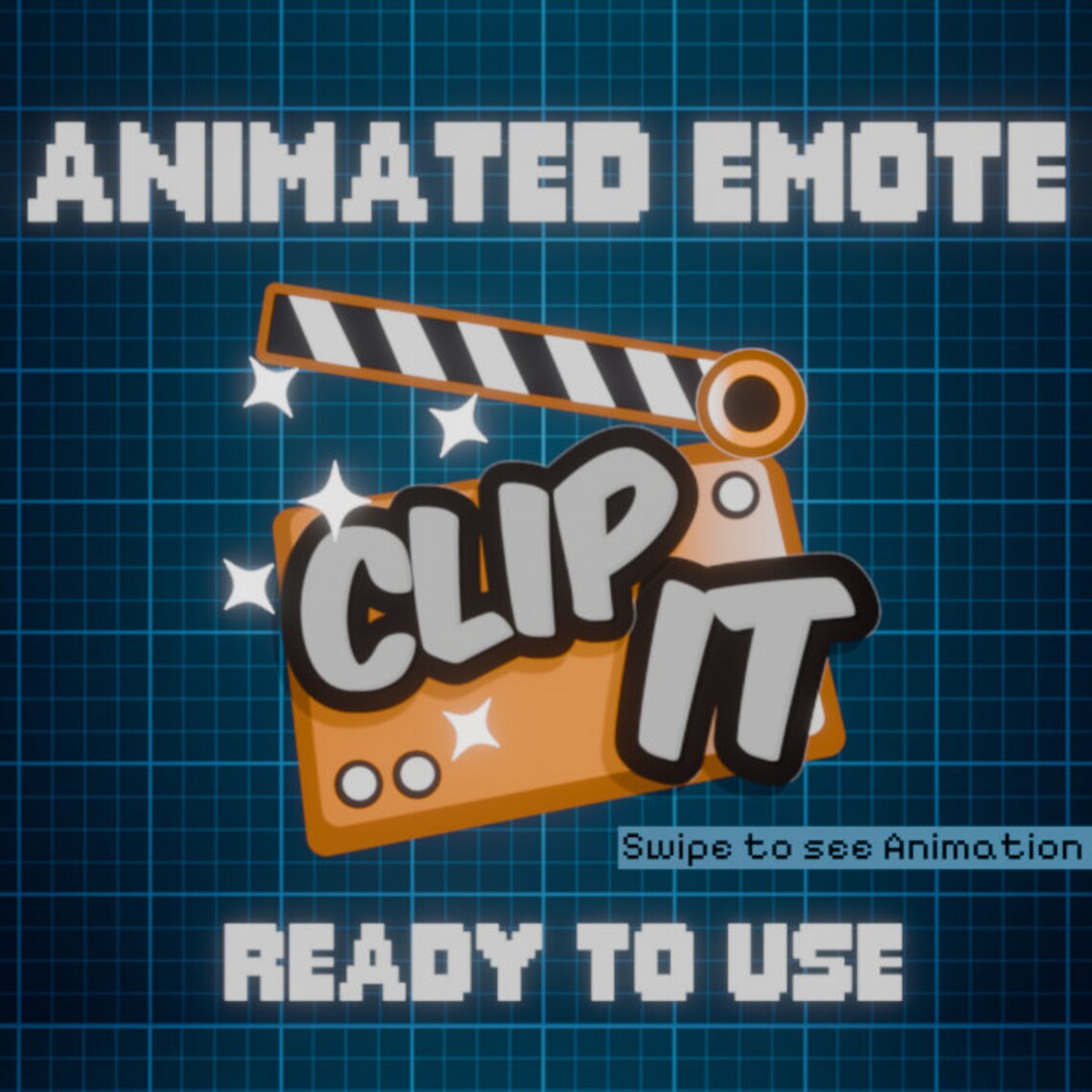 ANIMATED EMOTE Orange | Clip It Emote, Kick Emote, Twitch Emote ...