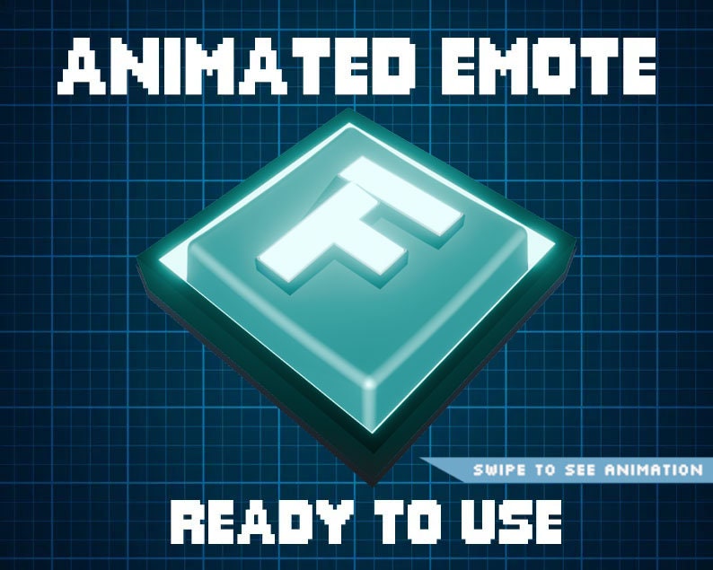 ANIMATED EMOTE Aqua | F Key Emote, Kick Emote, Twitch Emote, Discord ...