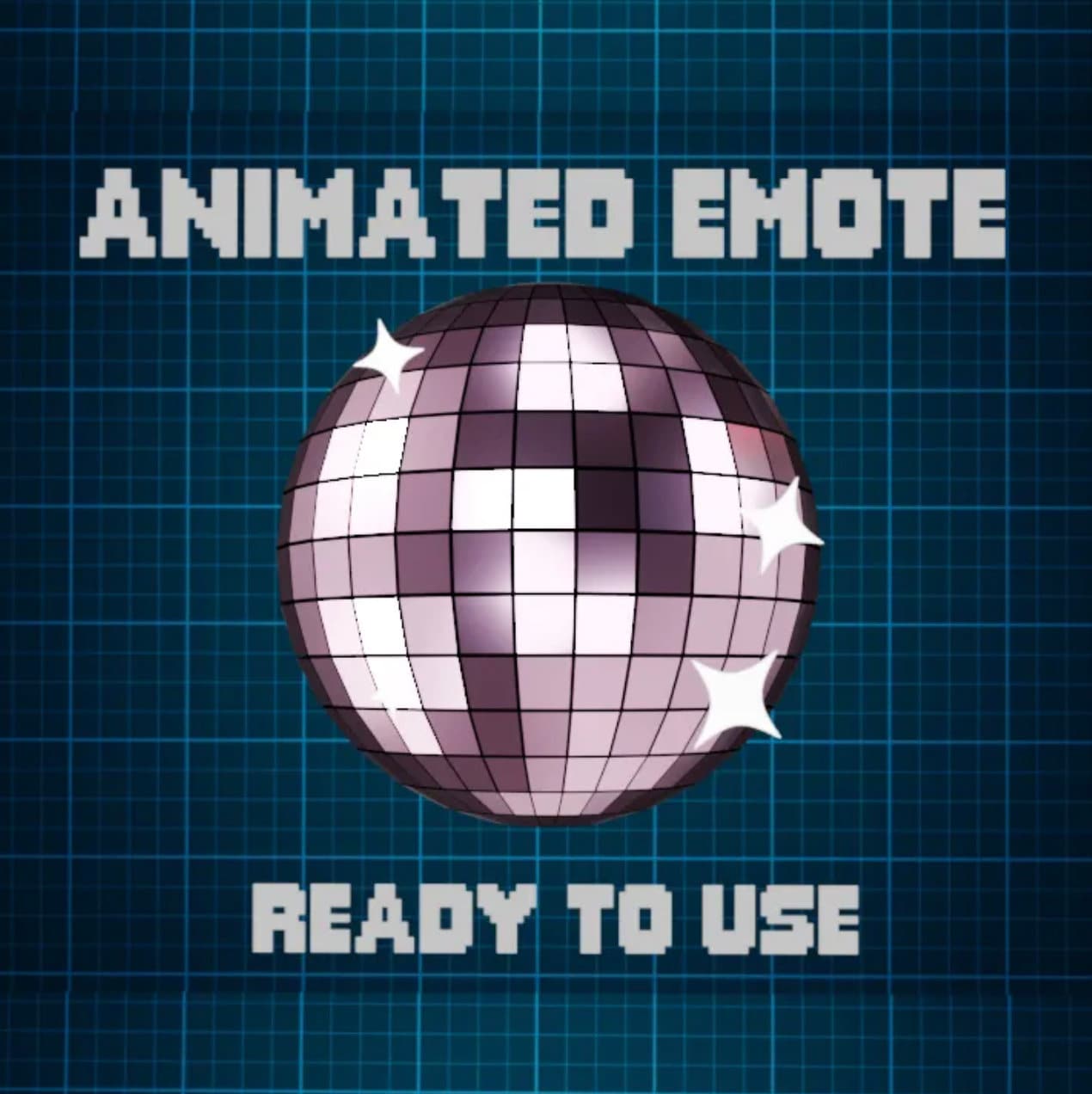 ANIMATED EMOTE Light Pink | Disco Ball Emote, Kick Emote, Twitch Emote ...