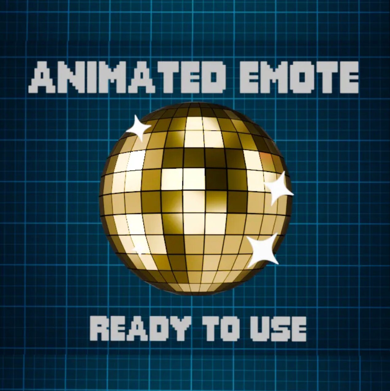 ANIMATED EMOTE Yellow | Disco Ball Emote, Kick Emote, Twitch Emote ...