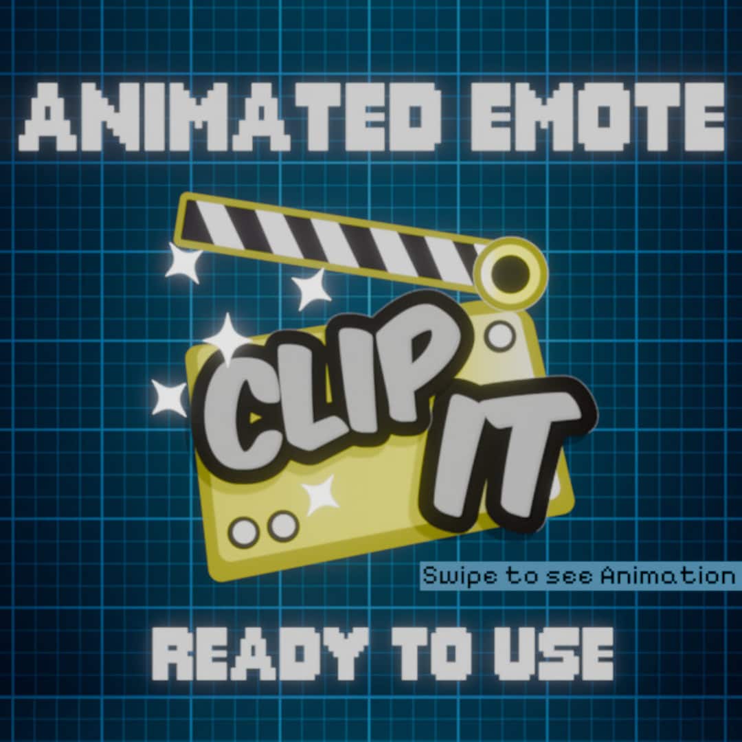 ANIMATED EMOTE Yellow | Clip It Emote, Kick Emote, Twitch Emote ...