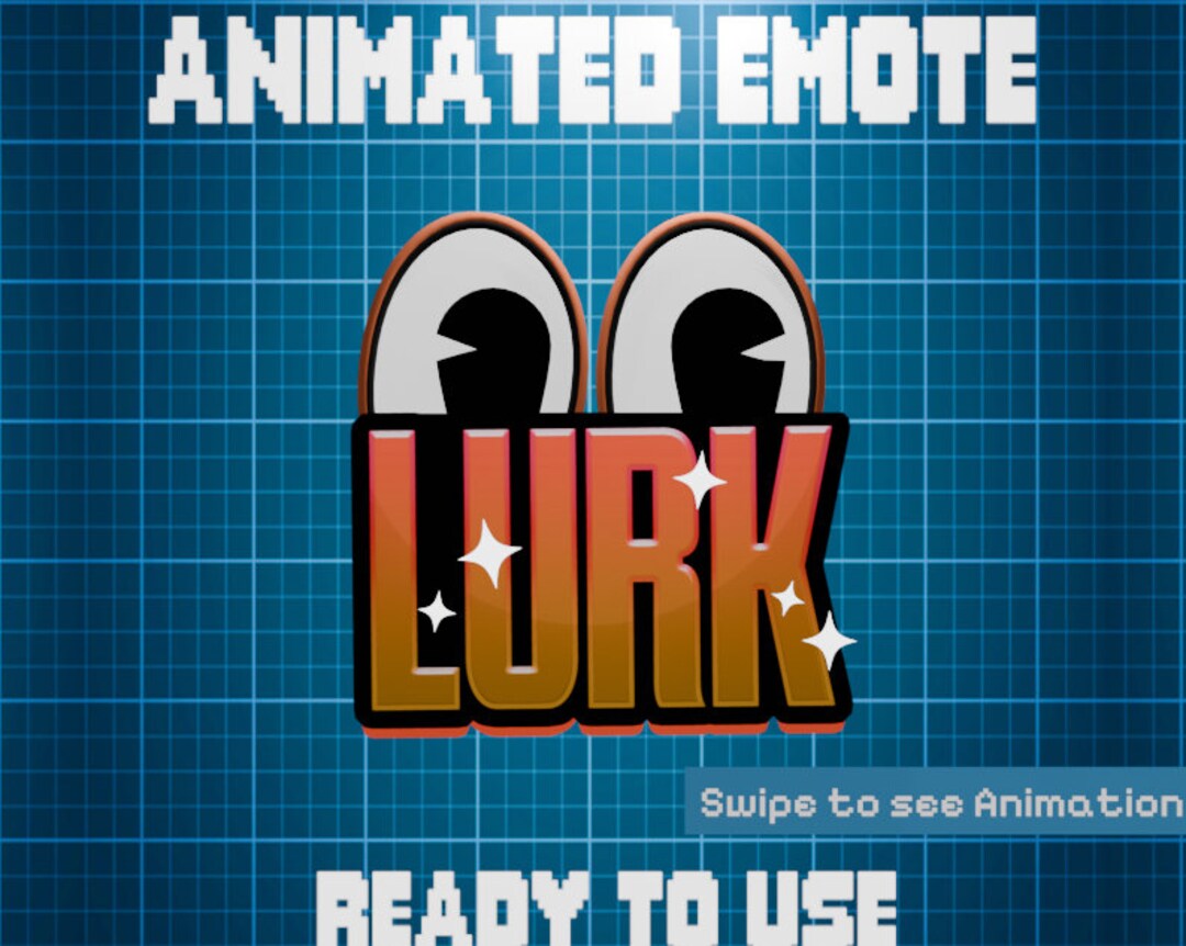 ANIMATED EMOTE Orange | Lurk Emote, Kick Emote, Twitch Emote, Discord ...