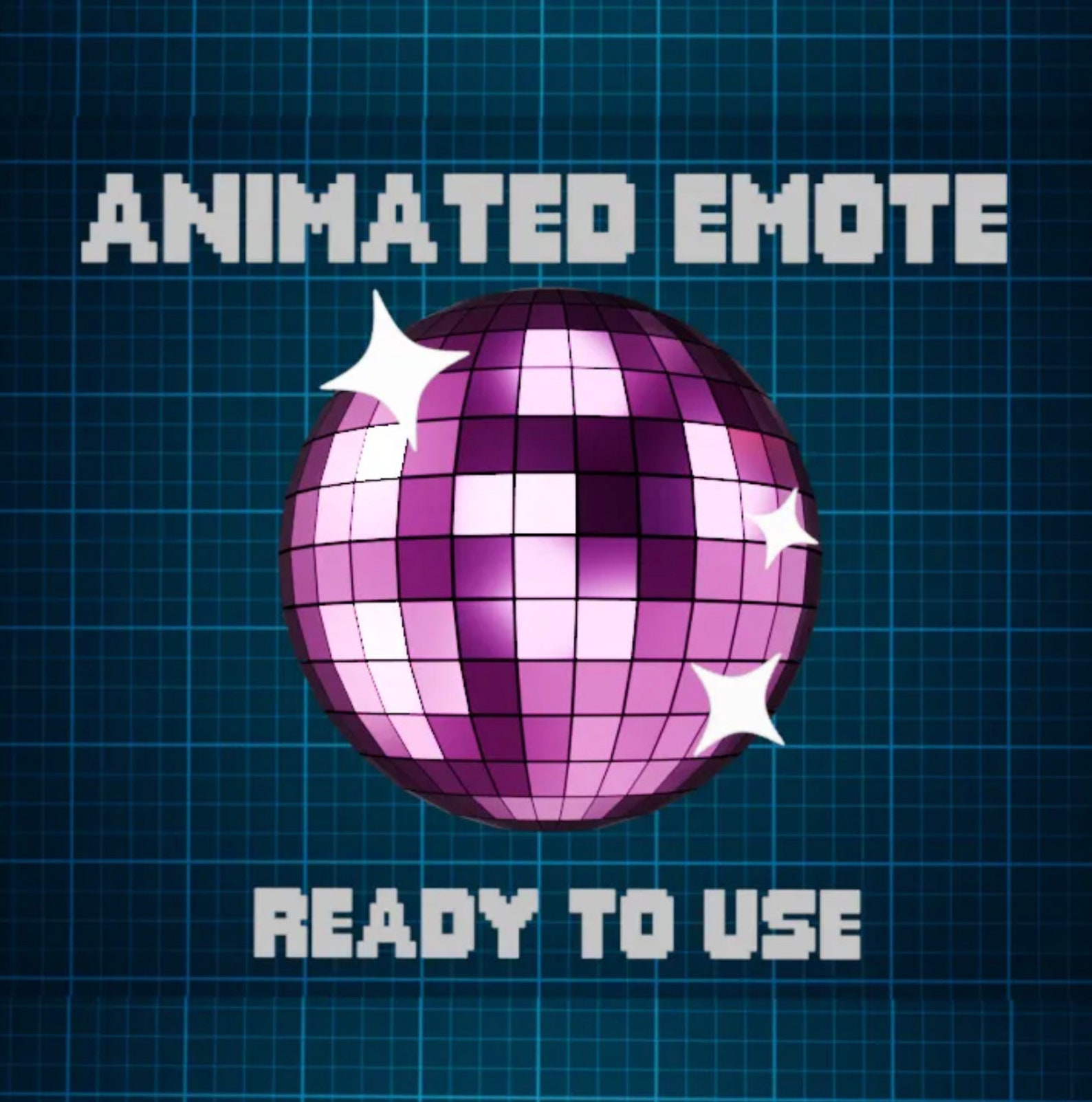 ANIMATED EMOTE Hot Pink | Disco Ball Emote, Kick Emote, Twitch Emote ...
