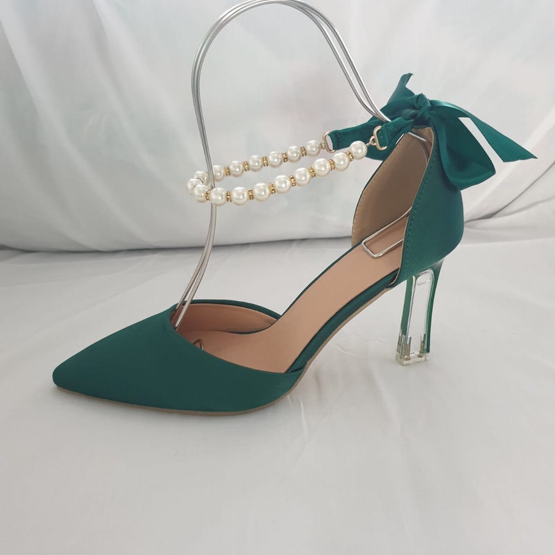 Pearl Strap Heels - Etsy