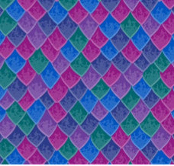 Mermaid Tale Pattern Heat Transfer Vinyl for Cricut Silhouette | Etsy