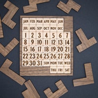 A Puzzle a Day Wooden Calendar - Mini - Etsy