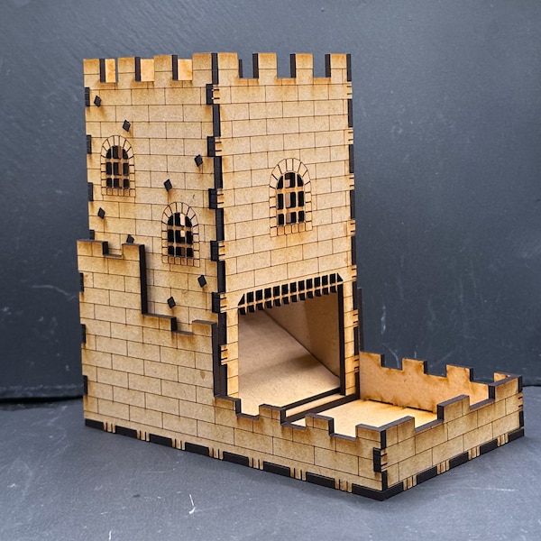 Wooden Dice Tower Kit - Etsy