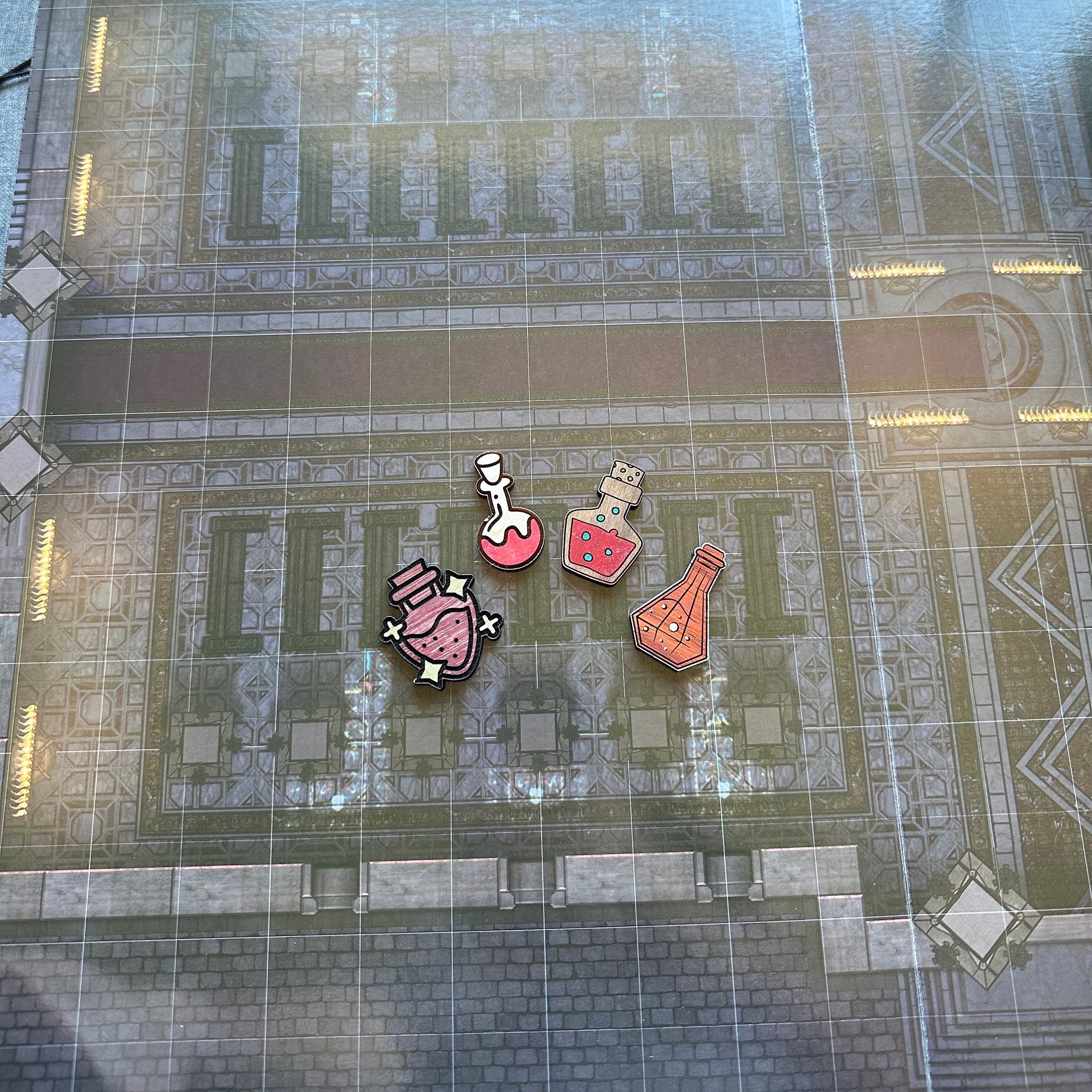 Enchanted Tokens: Wooden RPG Game Items - Etsy