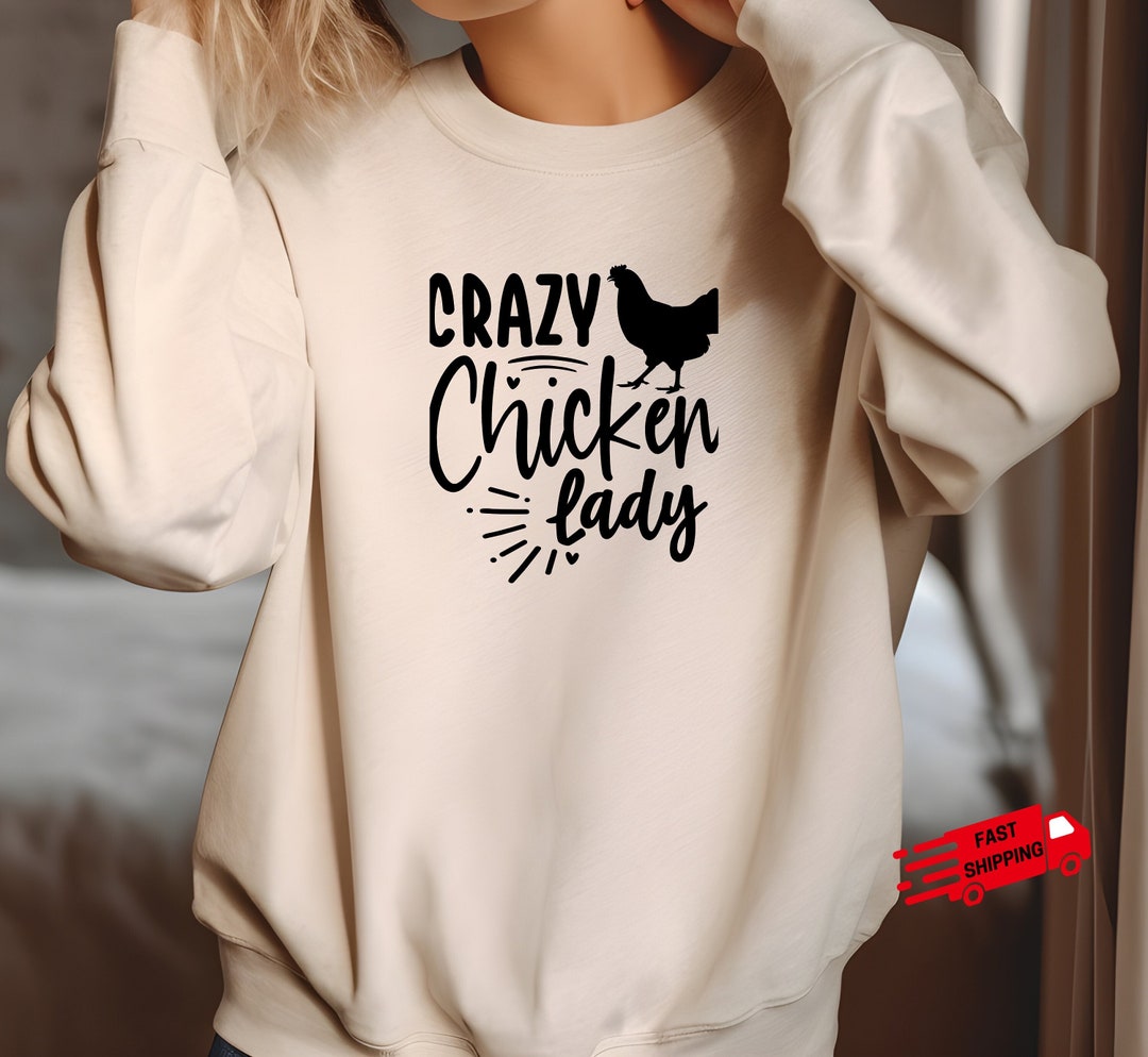 Crazy Chicken Lady Shirt Chicken Mom Tshirt Chicken Mom T-shirt Chicken ...