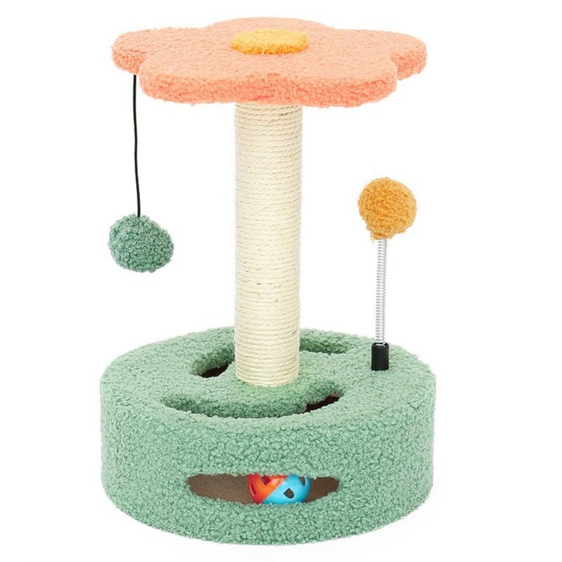 Sunflower Cat Tree Flower Cat Tree Comfortable Cat Tree Cat Etsy