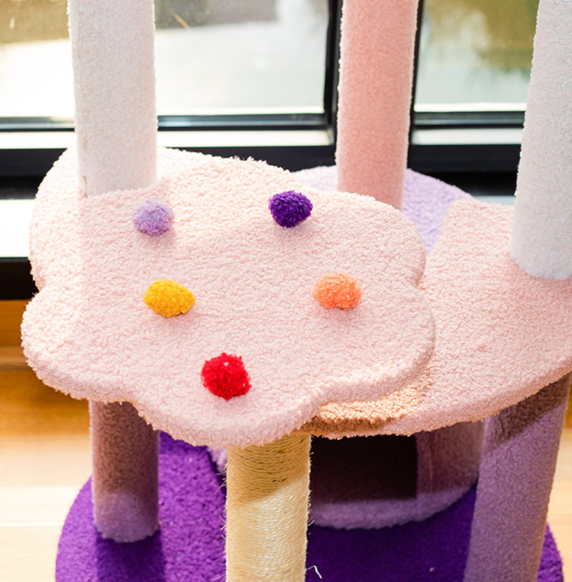 Butterfly Cat Tree Purple Unique Cat Tree Modern Cat Tree - Etsy