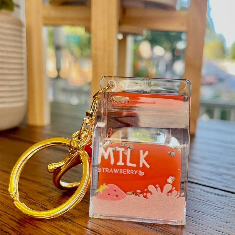 Liquid Keychain - Etsy