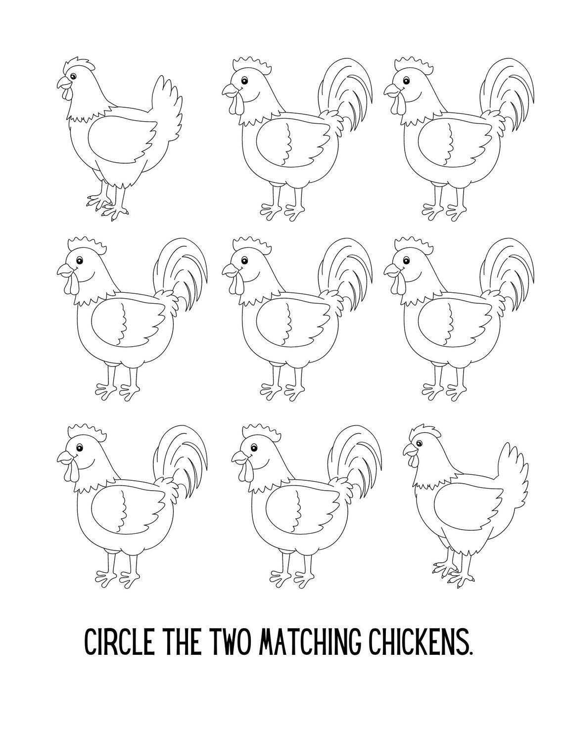 43 Pages Around the Farm Activity and Coloring Sheets - Etsy