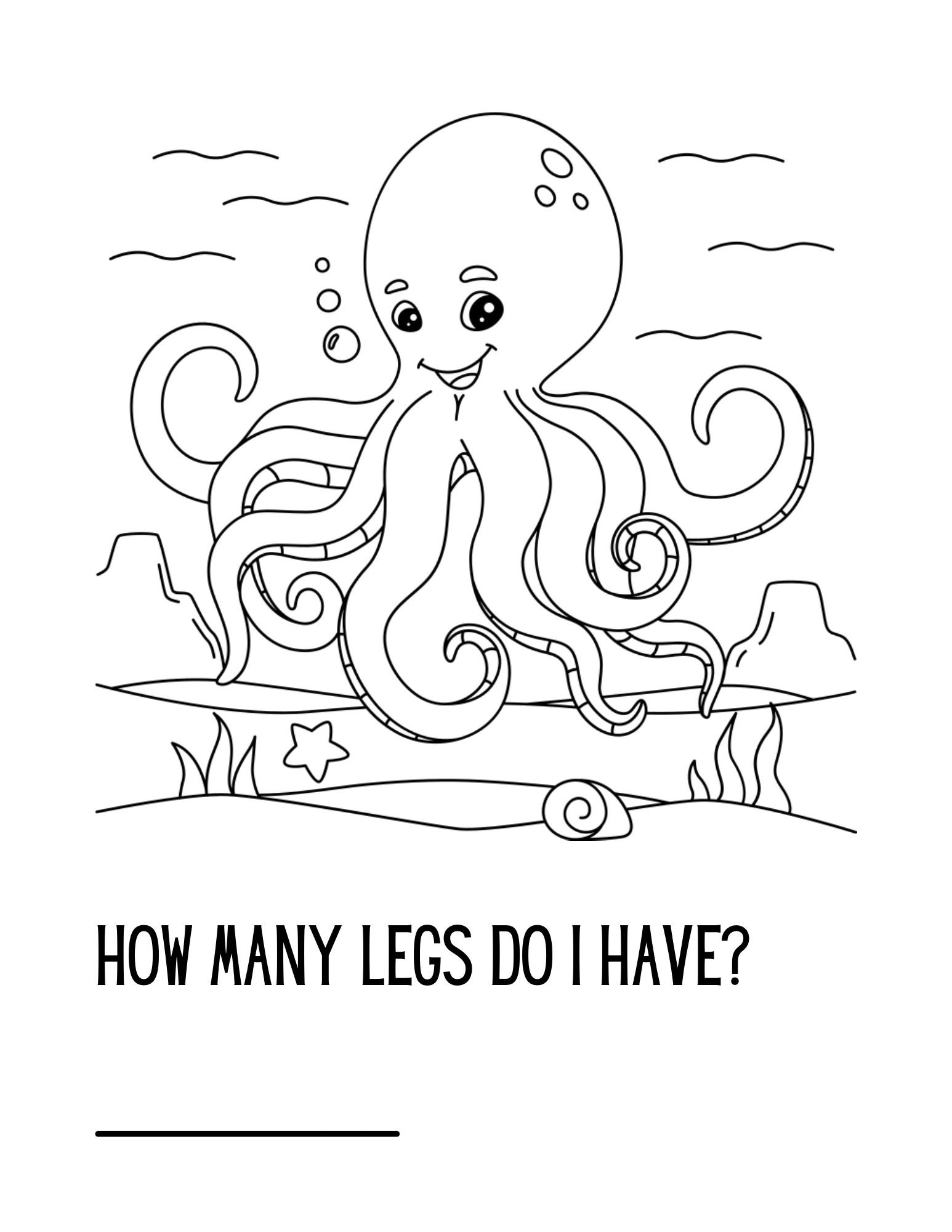 25 Coloring Pages — Activity Pages — Under the Sea - Etsy